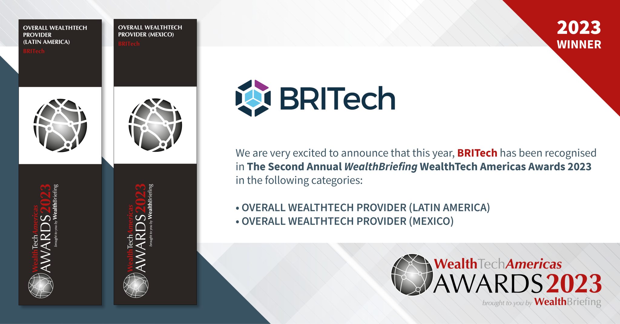 BRITech nomeada "Overall LATAM WealthTech Provider" pelo segundo ano ...